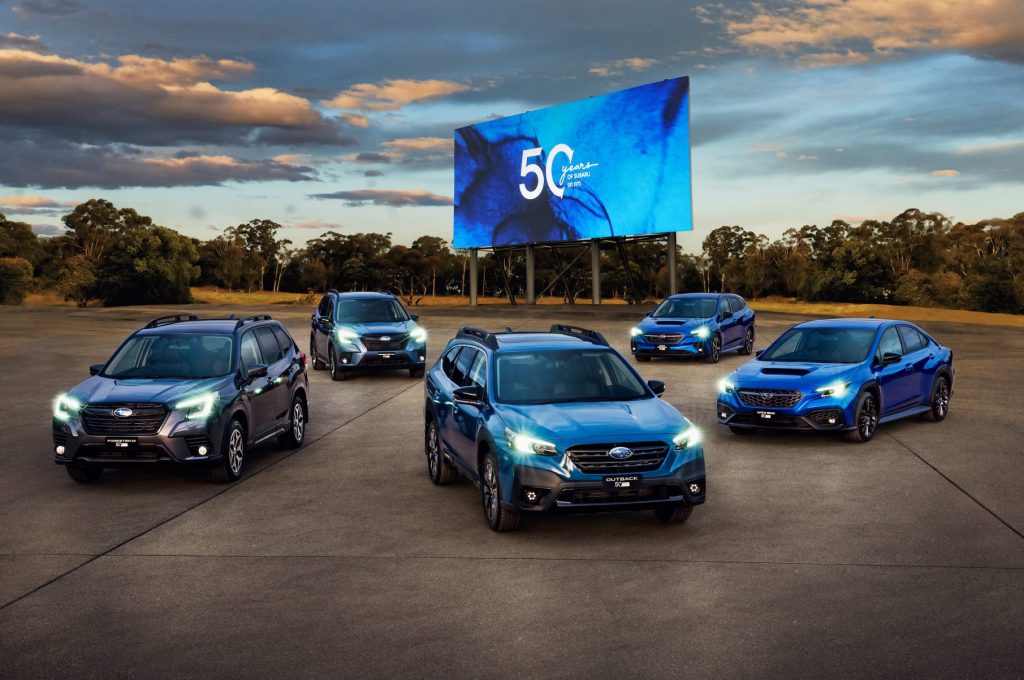 Subaru celebrates 50 years in Australia with limited edition models ...